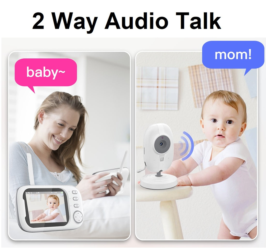 Smart Baby Monitor 2.0 | HD Video & 2-Way Audio Talk | Baby's Luxury Lane