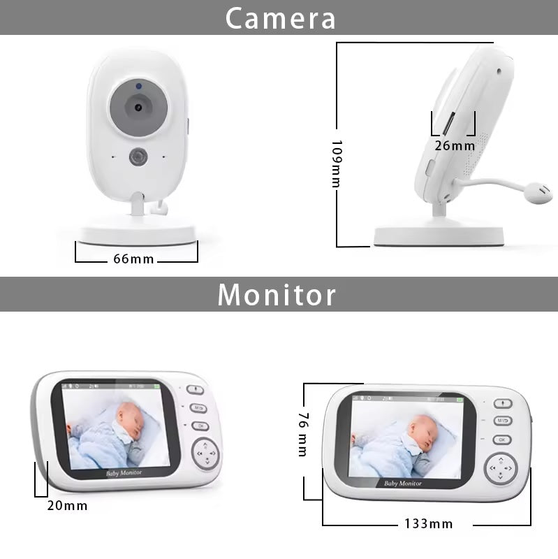 Smart Baby Monitor 2.0 | HD Video & 2-Way Audio Talk | Baby's Luxury Lane
